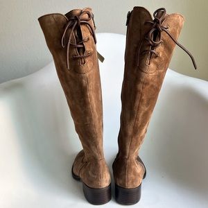 Born | Shoes | Born Cotto Suede Lace Up Back Tall Boots | Poshmark